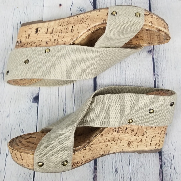 Esprit | Shoes | Esprit Oceane Slipon Platform Wedge Sandals | Poshmark